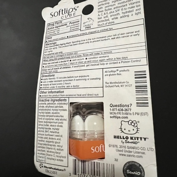 Softlips | Makeup | Softlips Lip Balm Cube Peach Mango Spf15 Hello ...